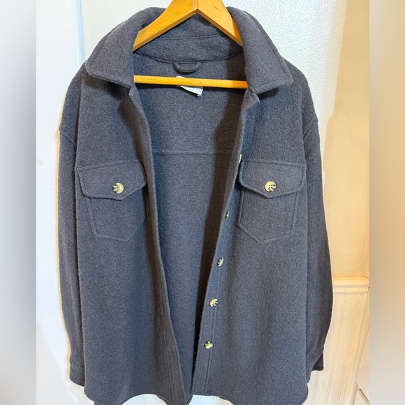 Charlie Paige | Jackets & Coats | Charlie Paige Charcoal Wool Jacket ...